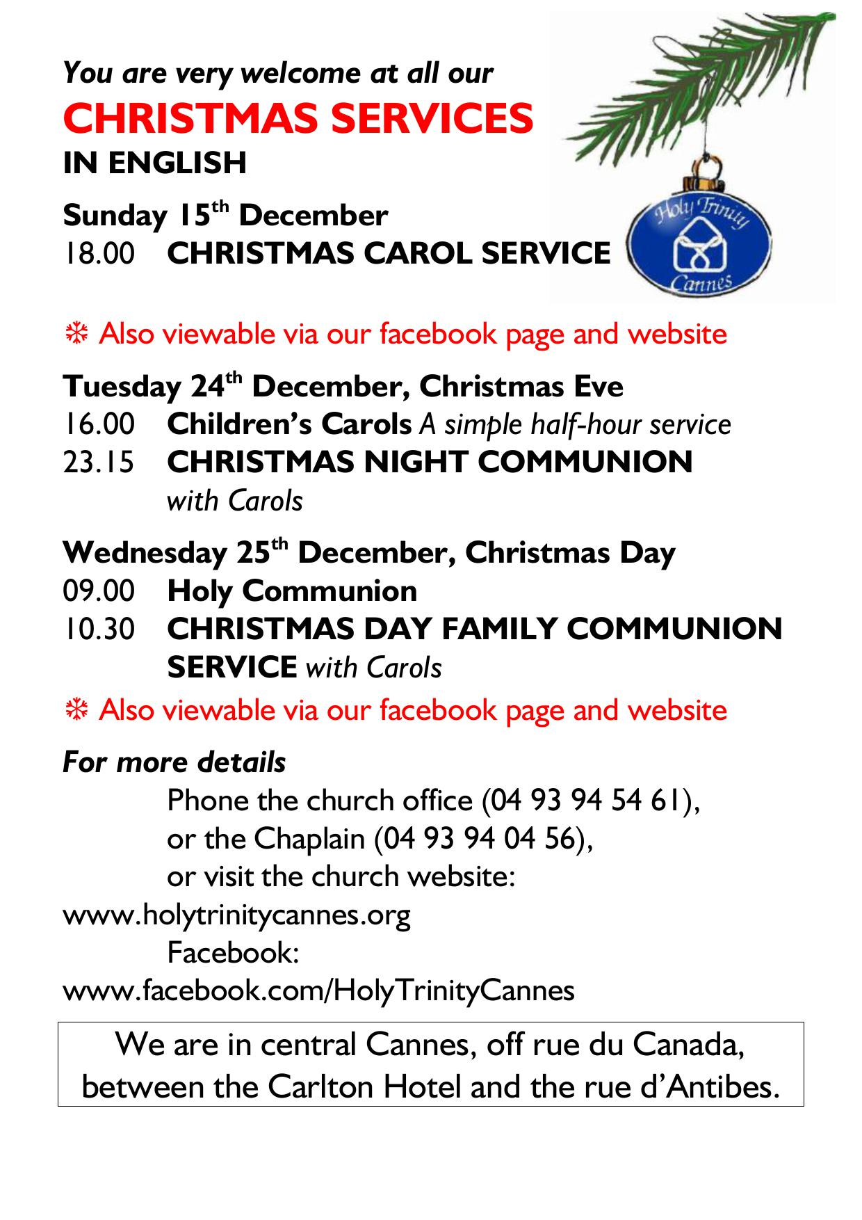 Holy Trinity Church Cannes – Giving Glory to God